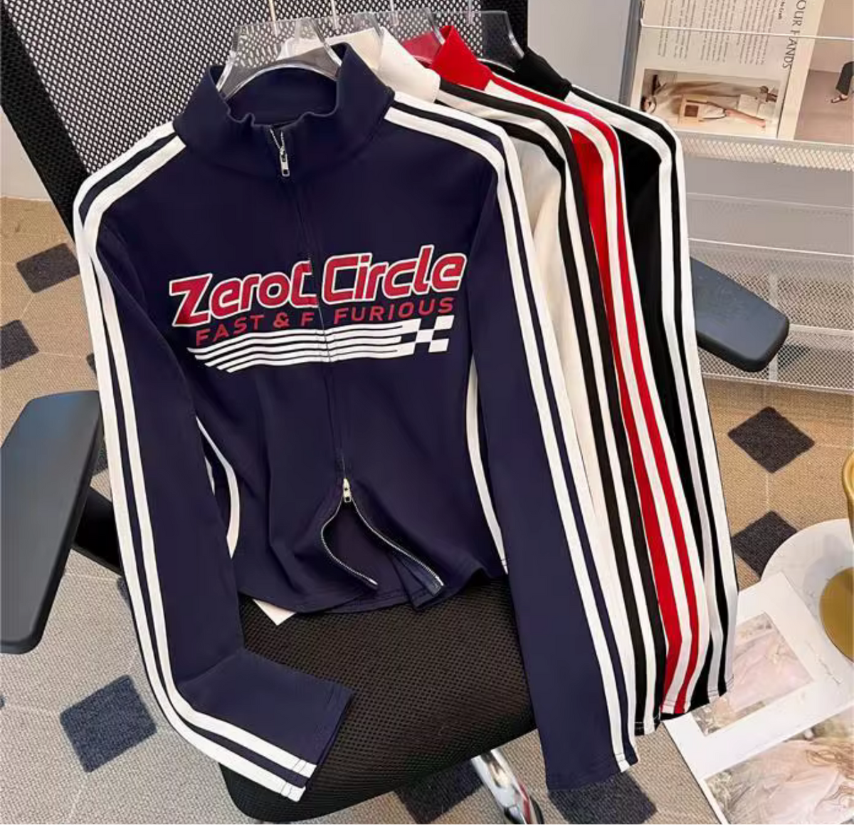 It Girl Racer Jacket – Blue Minks Boutique